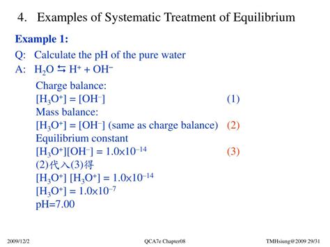 Ppt Chapter 08 Activity And Systematic Treatment Of Equilibrium Powerpoint Presentation Id