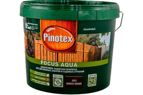 Пропитка для защиты деревянных заборов и садовых строений PINOTEX FOCUS ...