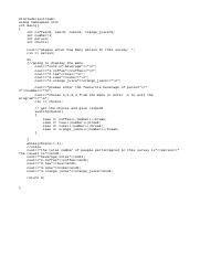 Assignment4 Cpp Include Iostream Using Namespace Std Int Main Cfw Int Coffee 0 Tea 0 Coke 0