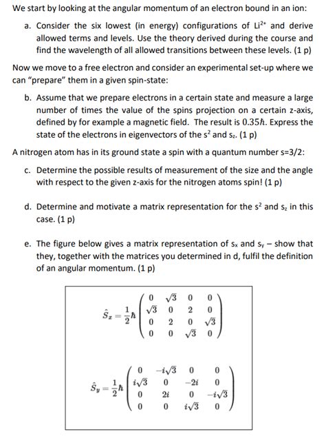 [solved] We Start By Looking At The Angular Momentum Of A