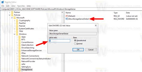 Disable Storage Sense In Windows 10