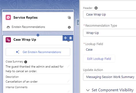 Salesforce Einstein Work Summaries Setup For Messaging For In App And Web Infallibletechie