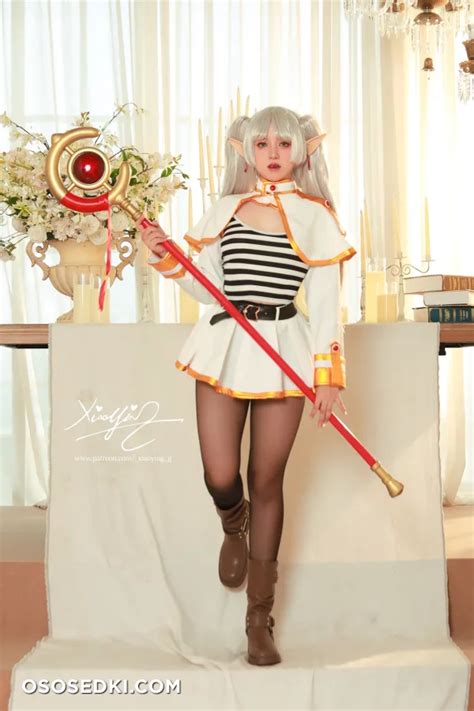 Model Xiaoying In Cosplay Frieren From Frieren Beyond Journeys End 15 Leaked Photos From