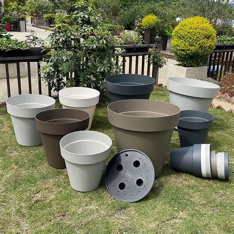 플라스틱 대형 화분 표준형 60x57cm 연그레이 단품 오픈마켓 우리들쇼핑