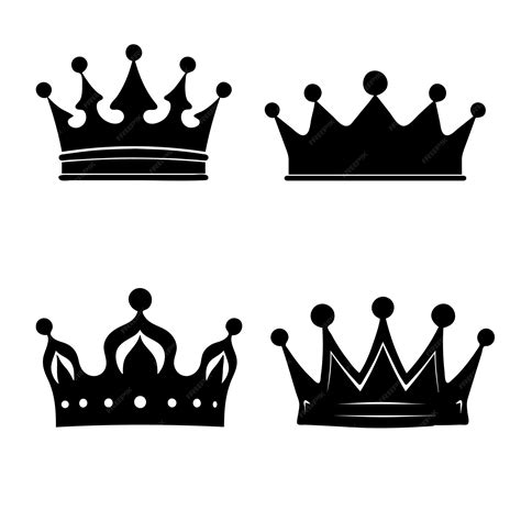 Premium Vector Crown Silhouette Vector King Princess Crown Silhouette