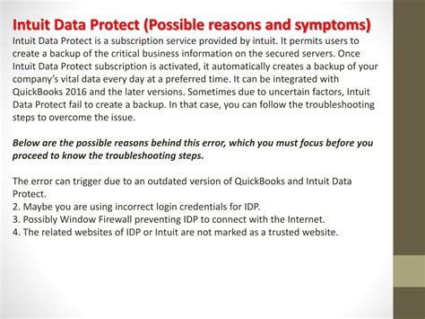 ppt intuit data protect back up failed quick way to fix powerpoint