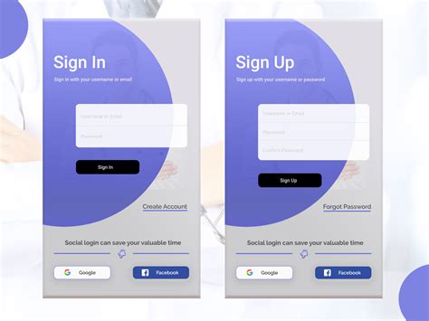 Mobile Login Ui Design By Gowtham Padmanaban On Dribbble