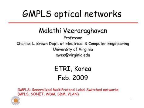 Ppt Gmpls Optical Networks Powerpoint Presentation Free Download