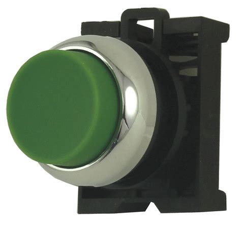 EATON Green 22 Mm Mounting Size Extended Push Button 30XE05 M22M DRH G Grainger