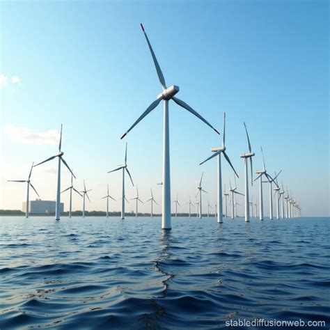 Renewable Power Plants Stable Diffusion Online