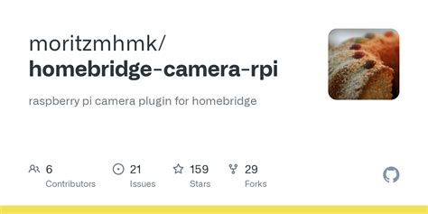 Github Moritzmhmk Homebridge Camera Rpi Raspberry Pi Camera Plugin For Homebridge