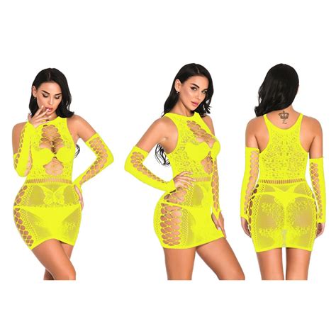 Más El Tamaño Sexy Lencería Erótica Babydoll Ropa Interior De Las Mujeres Negro Encaje Camisón