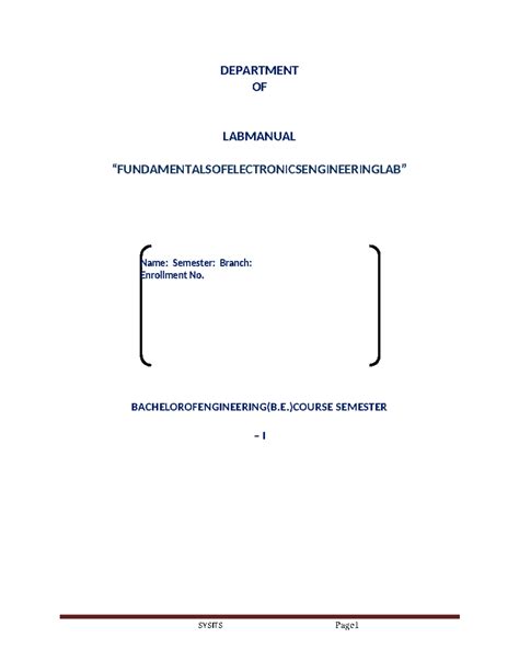 Digital Electronics Lab Manual Digital Electronics Lab Manual Digital Electronics Lab Manual