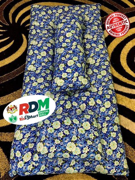 100 PREMIUM Cotton Set Tidur Kekabu Asli Single Qniti Bazaar 100 PREMIUM Cotton Set Tidur Kekabu Asli Single Qniti Bazaar