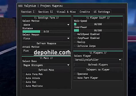 Roblox Project Mugetsu Script Esp No Clip Hilesi İndir 2023