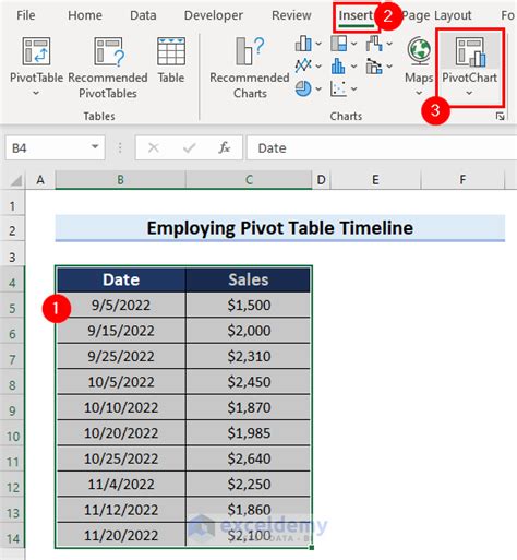 How To Change Date Range In Excel Chart 3 Methods