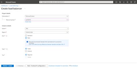 configuring high availability in azure using load balancer