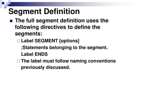 Definition Of Segment