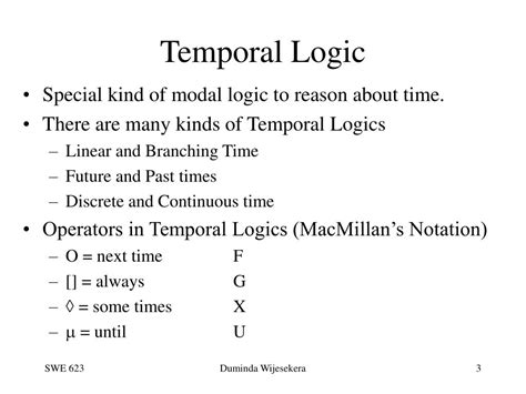 Ppt Temporal Logics Powerpoint Presentation Free Download Id3358419