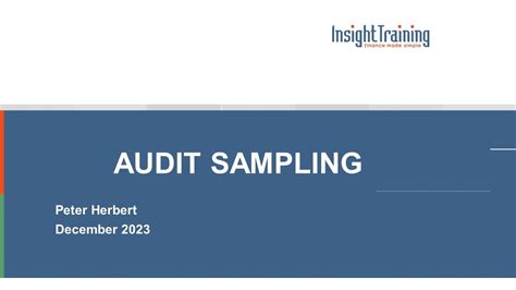 audit sampling youtube