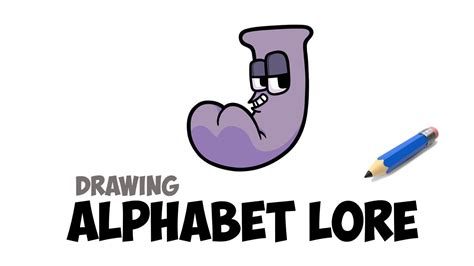 How To Draw Alphabet J Alphabet Lore Animation Youtube