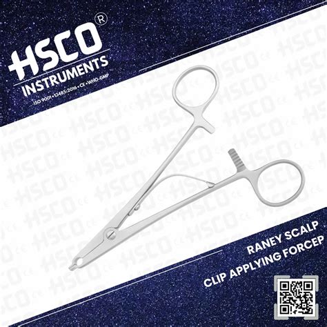 Hsco Raney Clip Applicator At ₹ 3999 Piece Neuro Instruments In