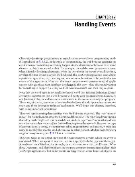 Web Programming Using Java Script Chapter 17 Handling Events Client