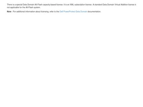 Licensing Dell Powerprotect Data Domain All Flash Ready Node Dell Technologies Info Hub