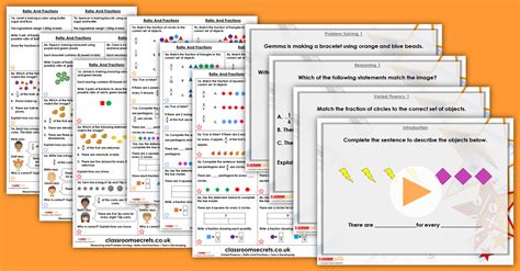 Ratio And Fractions Year 6 Ratio Resource Pack Classroom Secrets Classroom Secrets