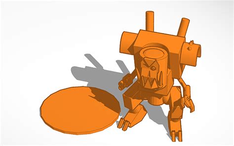 3d Design Warhammer Ork Deff Dread Tinkercad