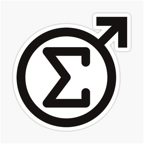 Sigma Male The Rise Of Sigma Essential T Shirt Sticker For Sale