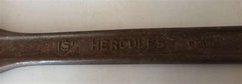 Spanners And Wrenches Vintage 15 Hercules Shifting Spanner Was Listed For 0 00 On 10 Nov At 21
