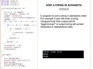 String In C PPT