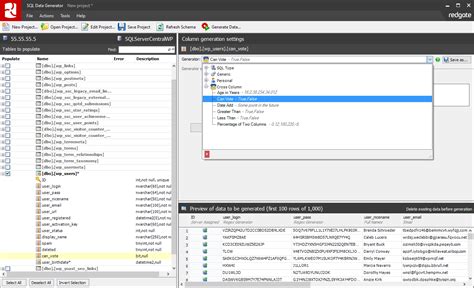 Sql Data Generator Data Generator For Ms Sql Server Databases