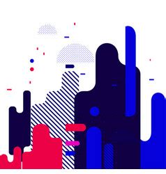 Abstract Flat Dynamic Background Design Movement Vector Image