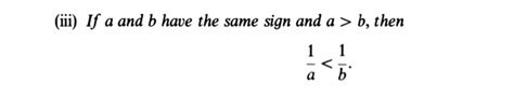 Solved Iii If A And B Have The Same Sign And A B Then 1 Chegg Com