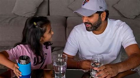 Video Rohit Sharmas ‘tricky Game With Daughter Melts Fans Hearts