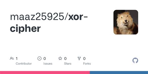 Github Maaz25925xor Cipher