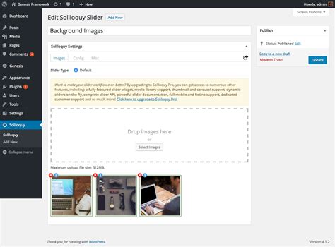 Slideshow Background Via Soliloquy Slider Using Backstretch In Genesis Sridhar Katakam