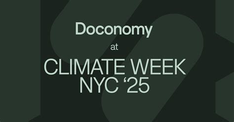 Doconomy At Climate Week Nyc 2025 Doconomy