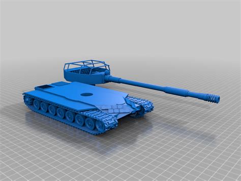 Archivo 3d Gratuito Object 505 Destructor De Tanques Pesados・objeto Imprimible En 3d Para