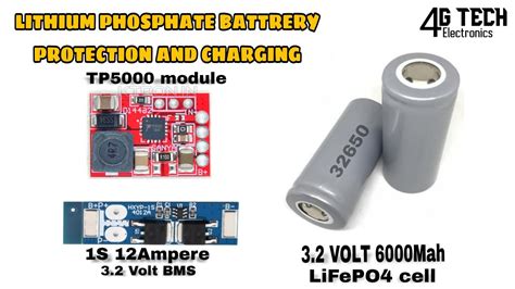 How To Charge Lithium Phosphate Batterytp5000 Module32650 Cell3
