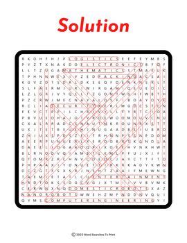 Applications Of Robotics Word Search Puzzle By Word Searches To Print