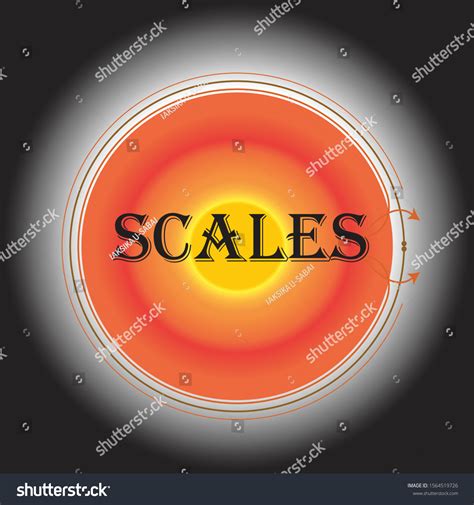 Vector Illustration Text Scales Design Stock Vector Royalty Free Shutterstock