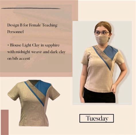Deped Teachers Female Uniform Rtw Ready To Wear Tuesday Lazada Ph