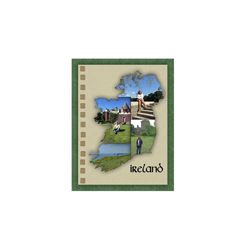 Ireland Scrapbook Template Digital Scrapbook Template Ireland