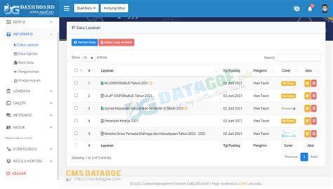 full source code website pemerintah instansi tema basic