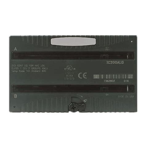IC ALG VersaMax Ge Fanuc PLC Analog Input Module TUV Approved