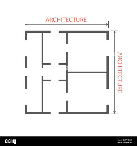 Architectural Construction Plan Design And Layout Of Rooms