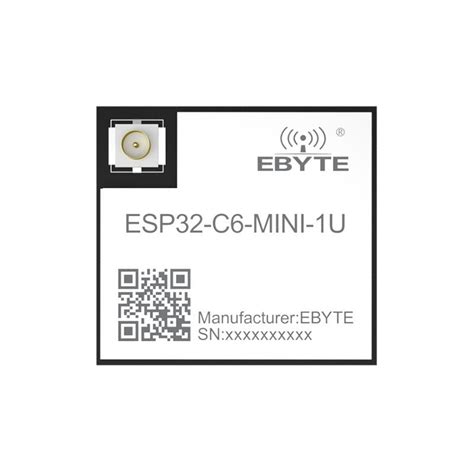 Ebyte Esp32 C6 Mini 1u 24ghz Bluetooth Wifi Iot Soc Module 20dbm 180m Wifi6 Ble53 Esp32 C6